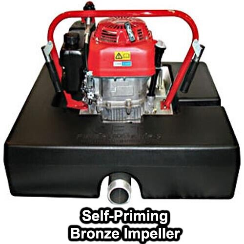 Floating Fire Pump - 19200 GPH - 3" In - 2.5" Out - 70 PSI - 11 HP Hon ...